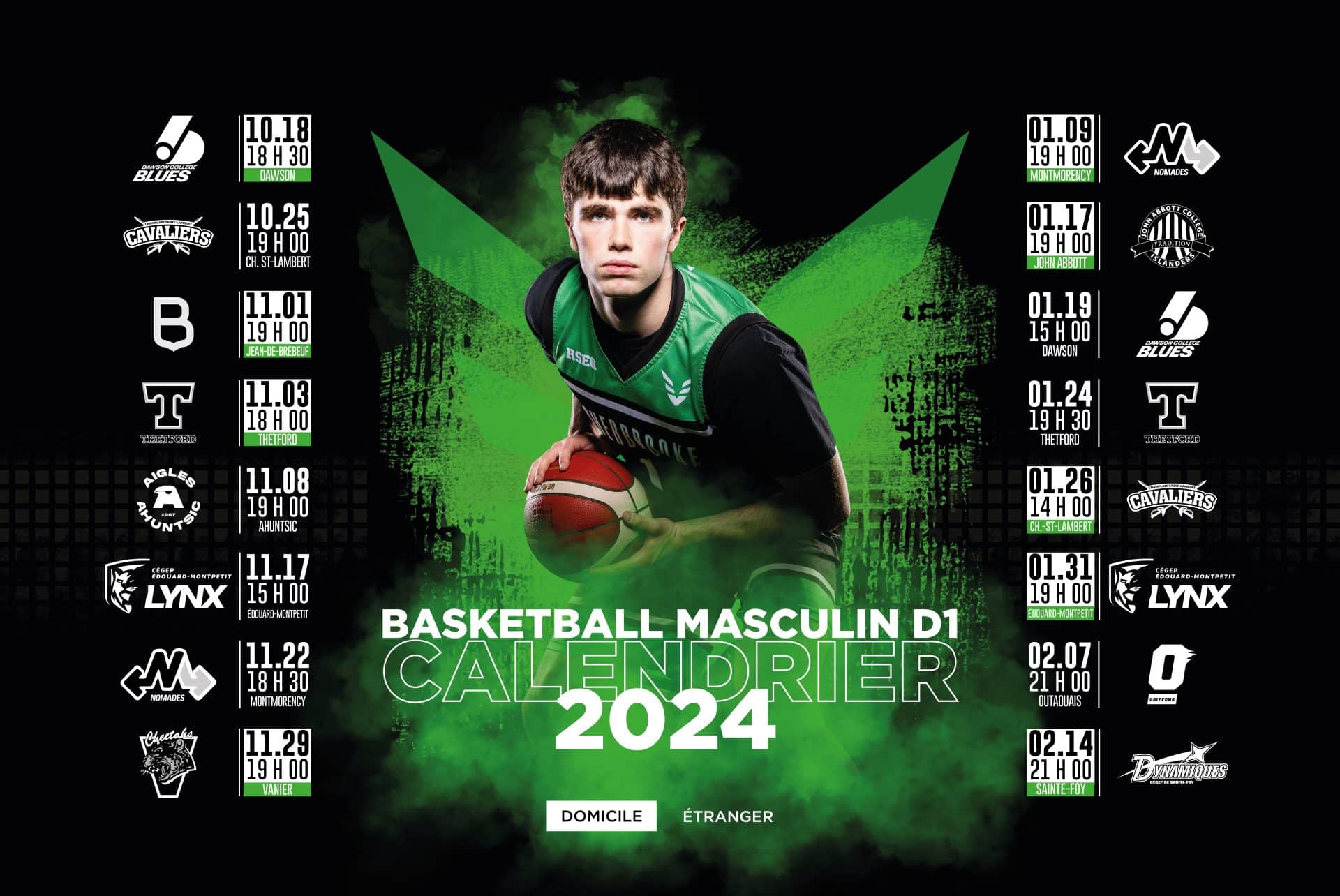 Basketball masculin division 1 | Cégep de Sherbrooke